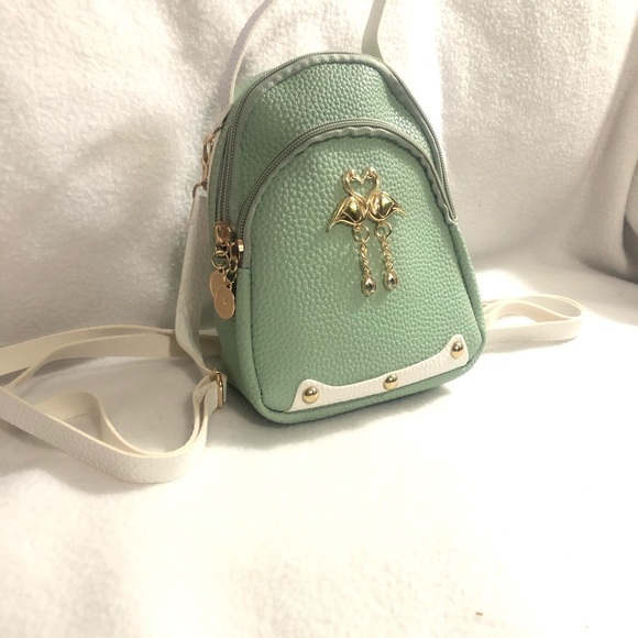 Bags | Key Lime Green Flamingo Mini Backpack | Poshmark
